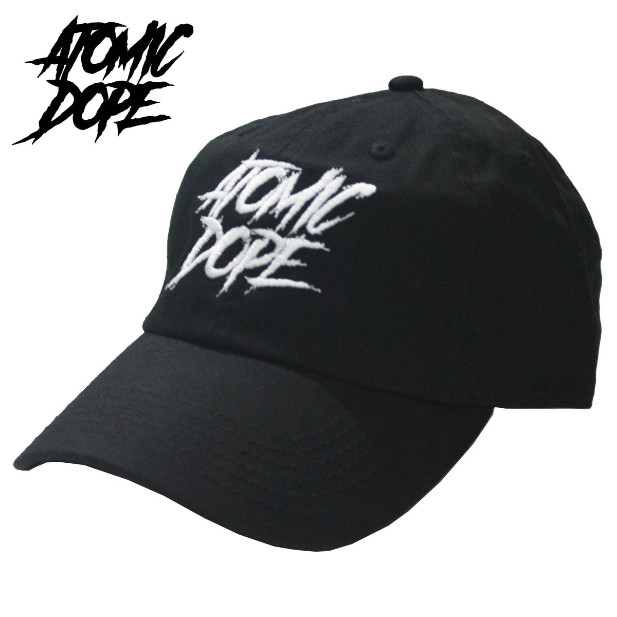 【送料無料】Atomicdope Revenge Low Cap Black/White ローキャップ ブラック/ホワイト 帽子 黒/白 ア