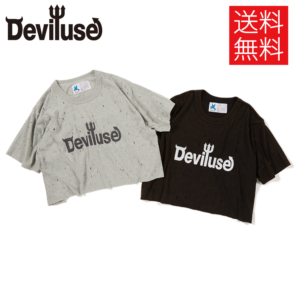 【送料無料】Deviluse GWL Logo レディース Tシャツ 半袖 T-shirts デビルユース ワンサイズ – Atomicdope